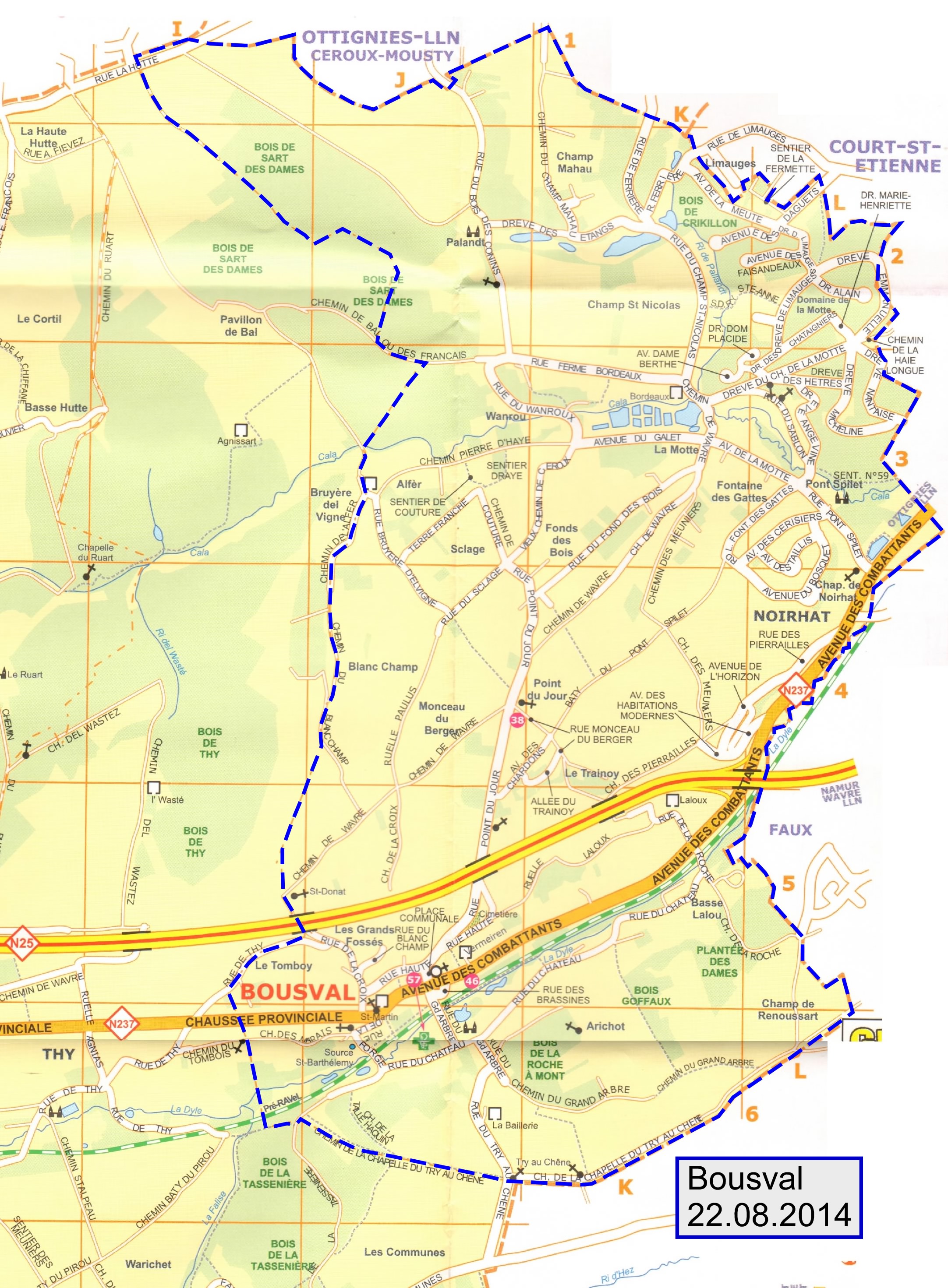 Cartes de Bousval
