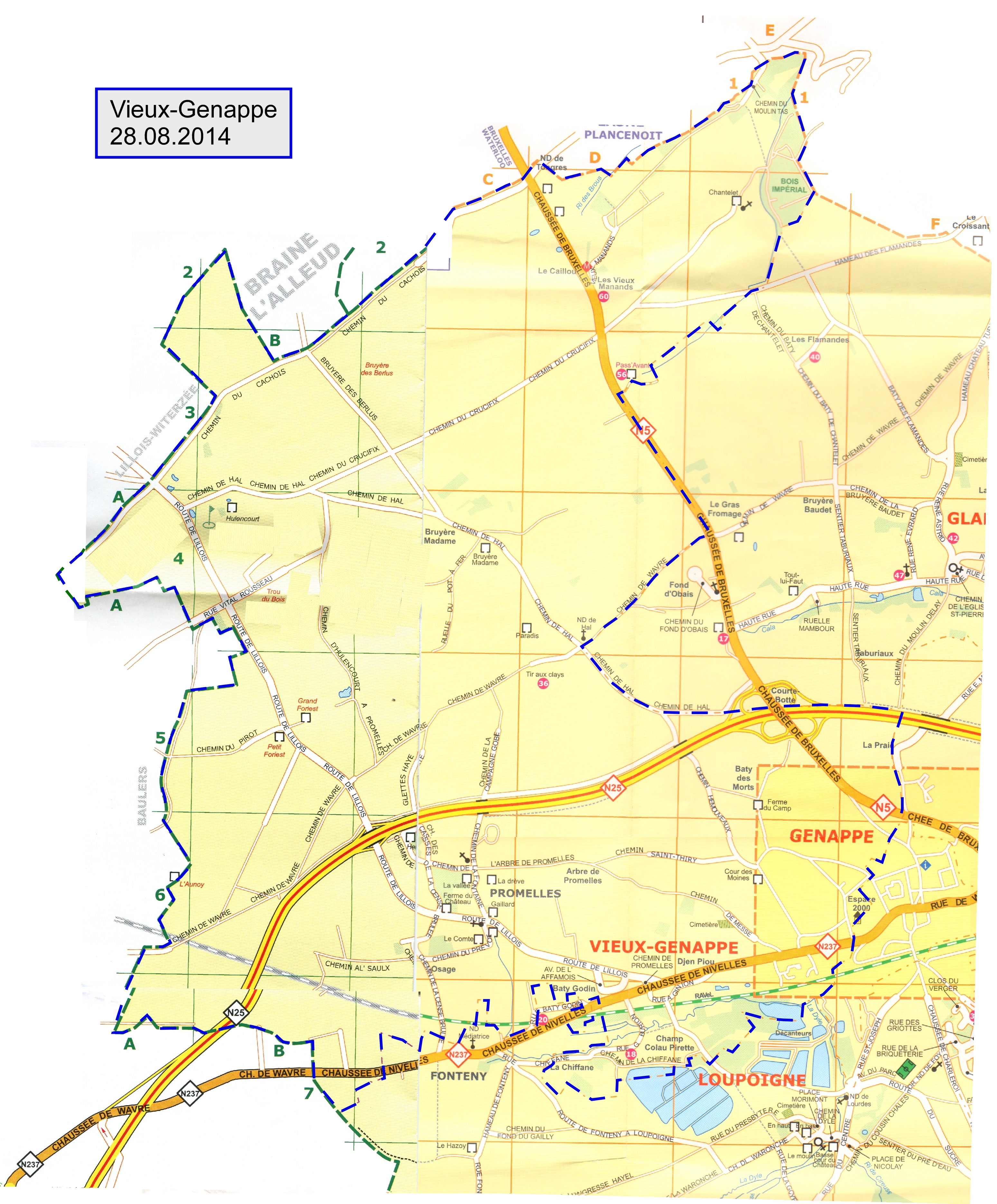 Cartes de Vieux-Genappe